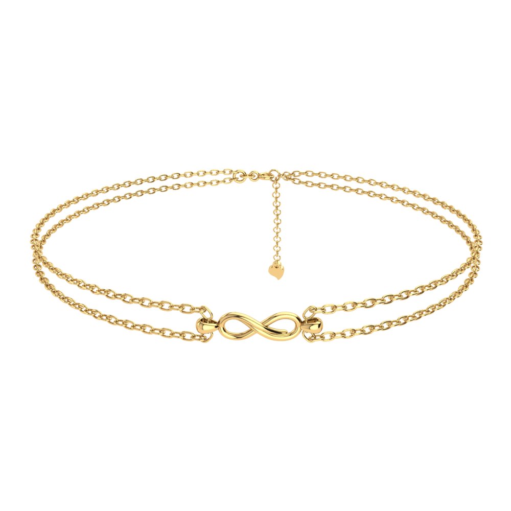Order 14ct Yellow Gold Women's Anklet Petula | Glamira.com.au